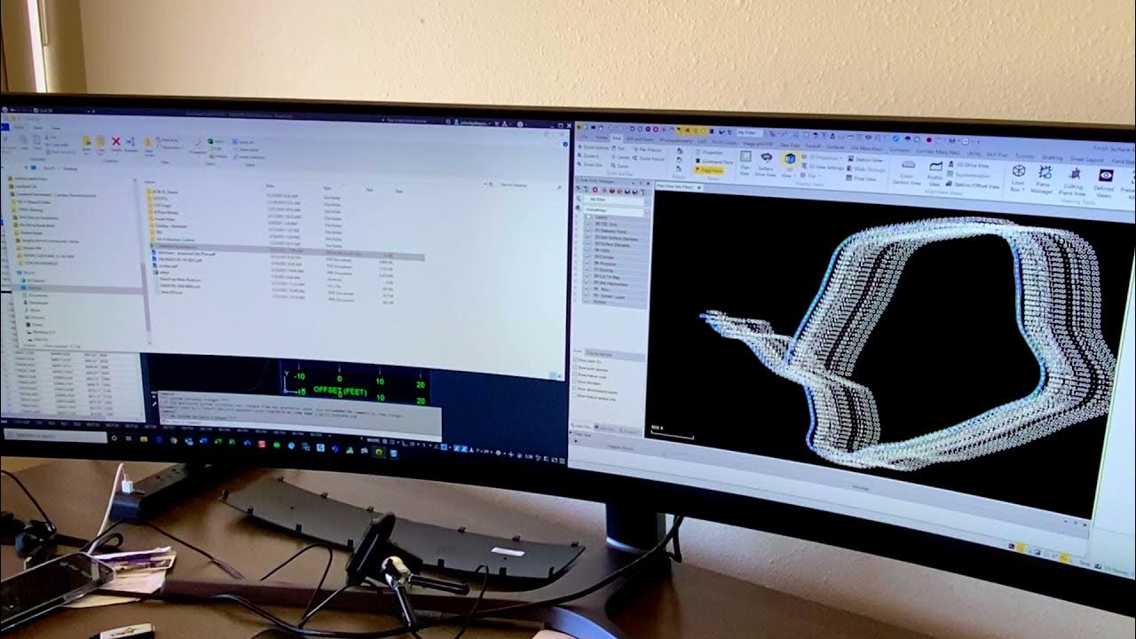 3D modeling machine control p1 - YouTube