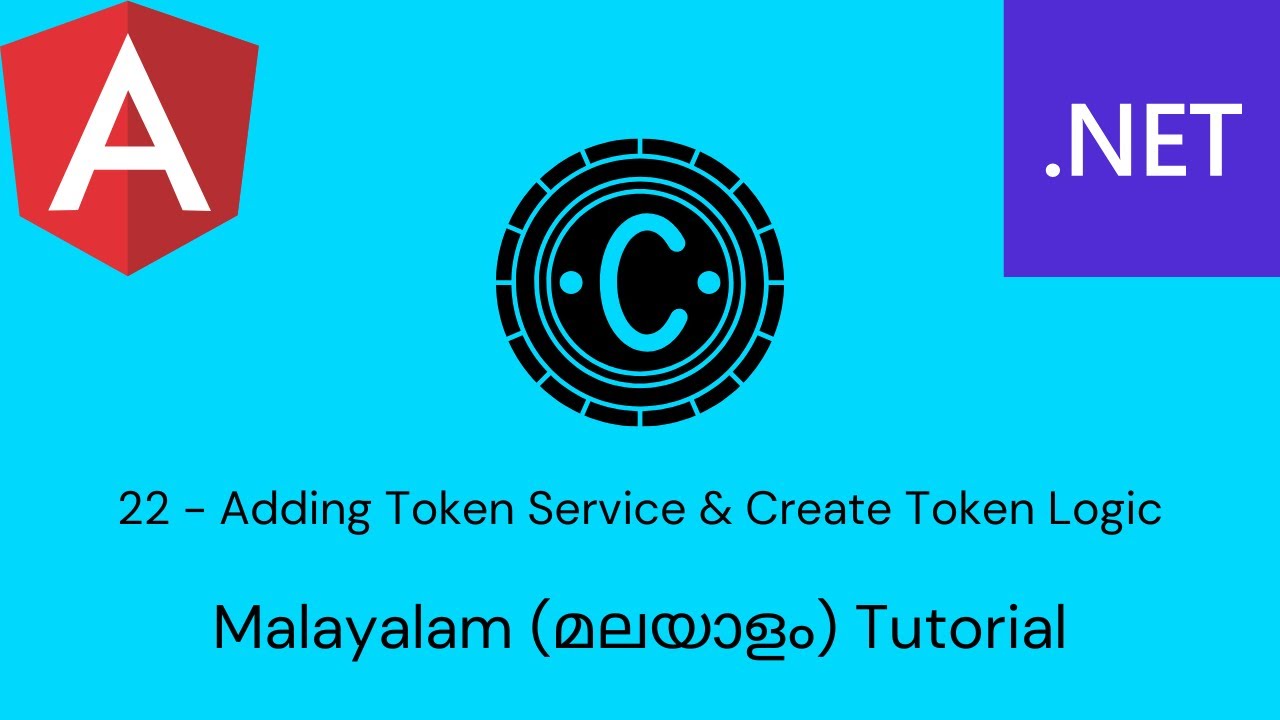 Angular & .Net Core | Full Stack App | 22 - Adding Token Service & Create Token Logic ...