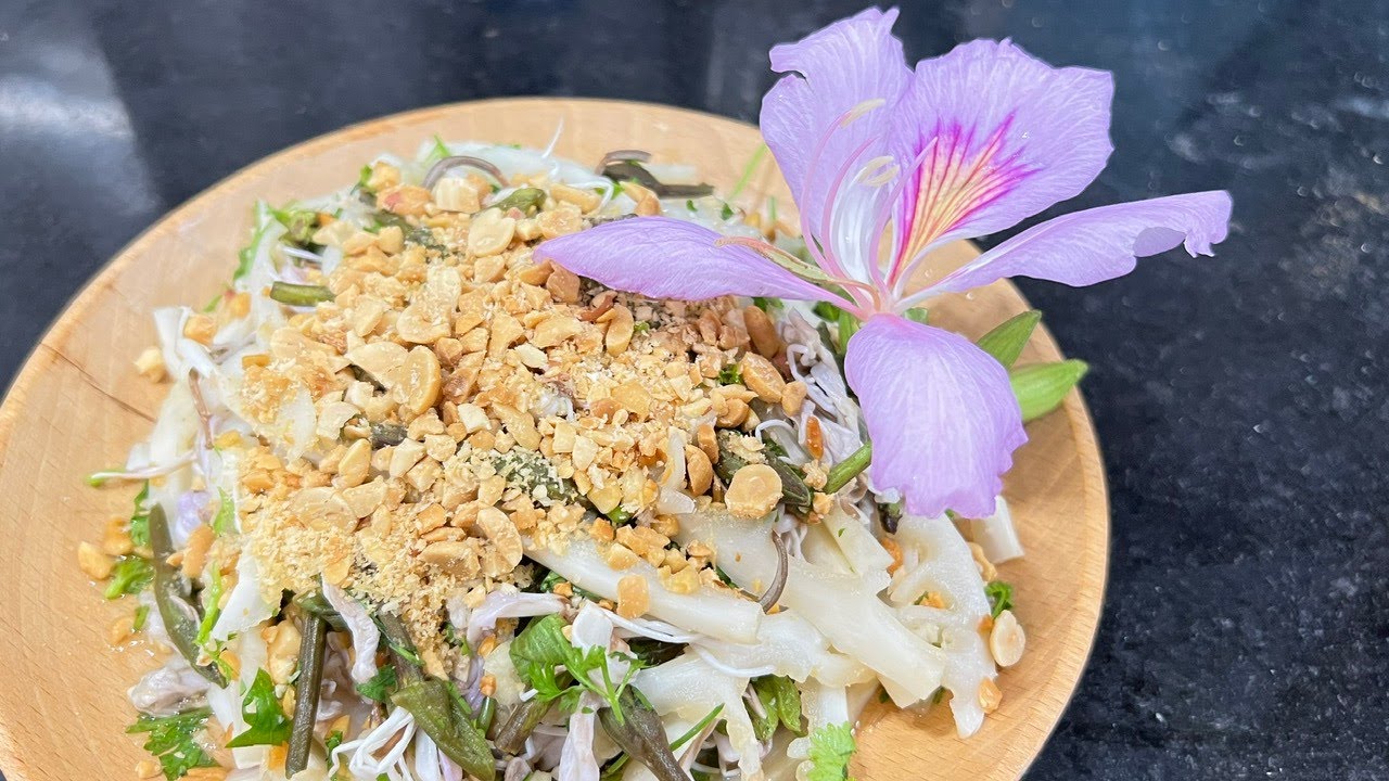 ORCHID TREE SALAD - A RUSTIC DISH FROM THE NORTHWEST - YouTube