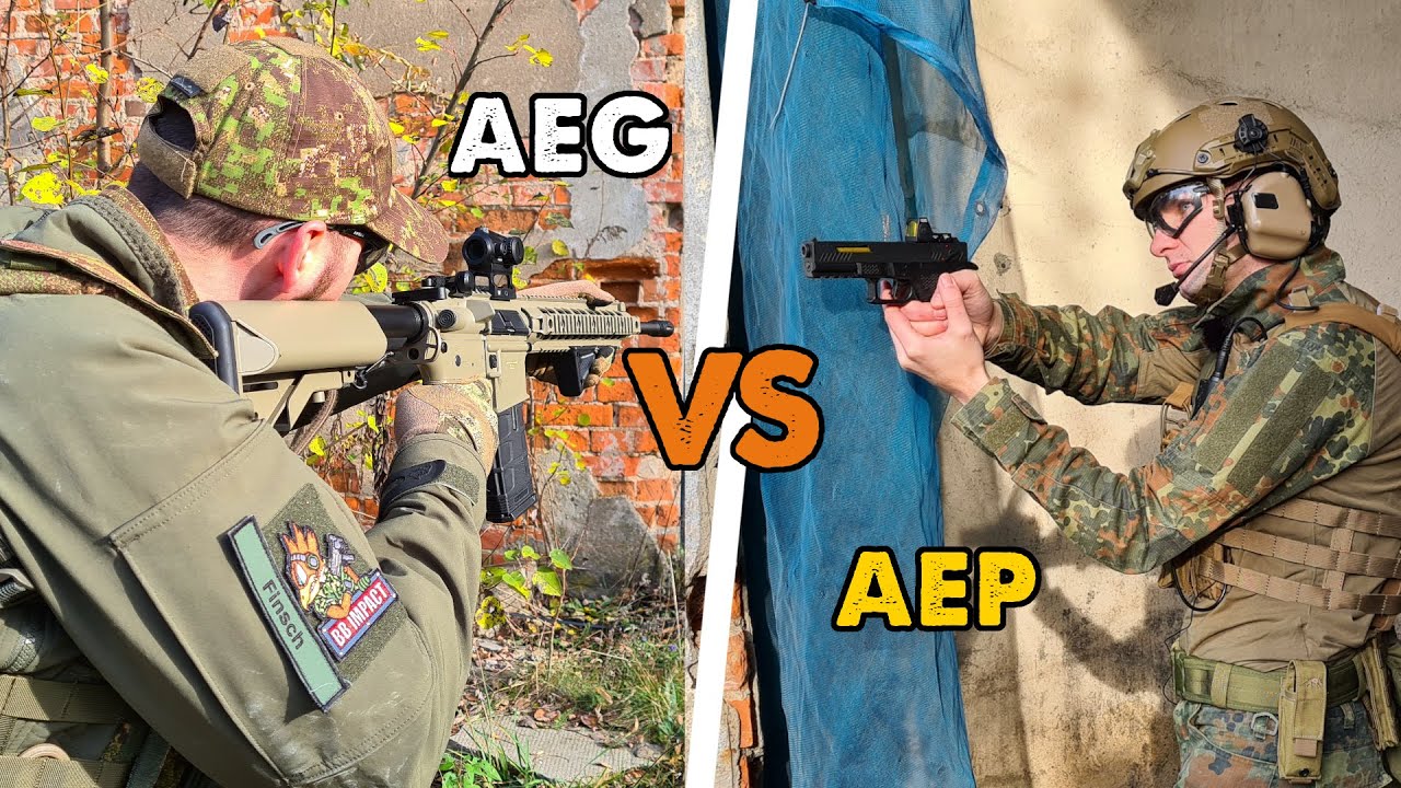 ANFÄNGER-GUIDE: AEP vs. AEG Airsoft ab 14 Jahren - YouTube