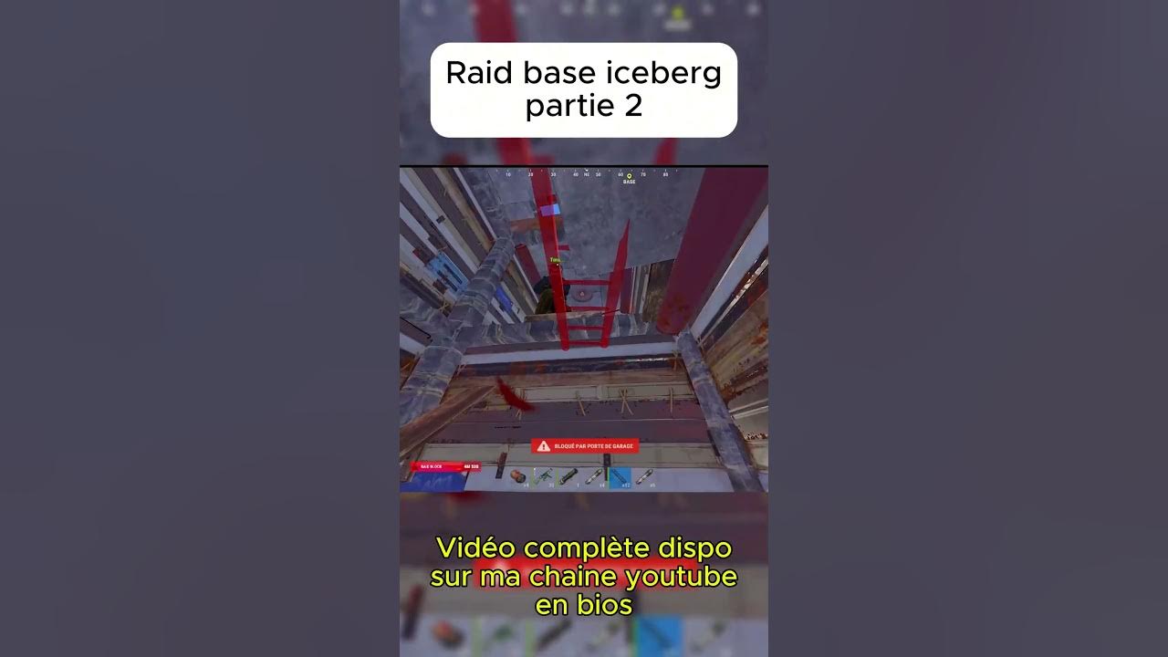 Raid base iceberg rust partie 2 #rust #raid #clips - YouTube