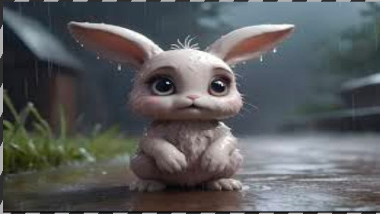 A little Rabbit Can Help his Friend Bear But Cannot save himself - YouTube
