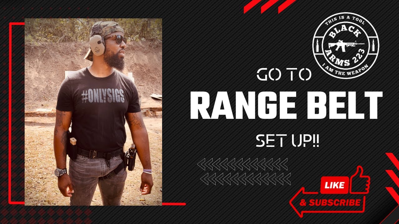 Range Belt setup / what I choose to run! - YouTube