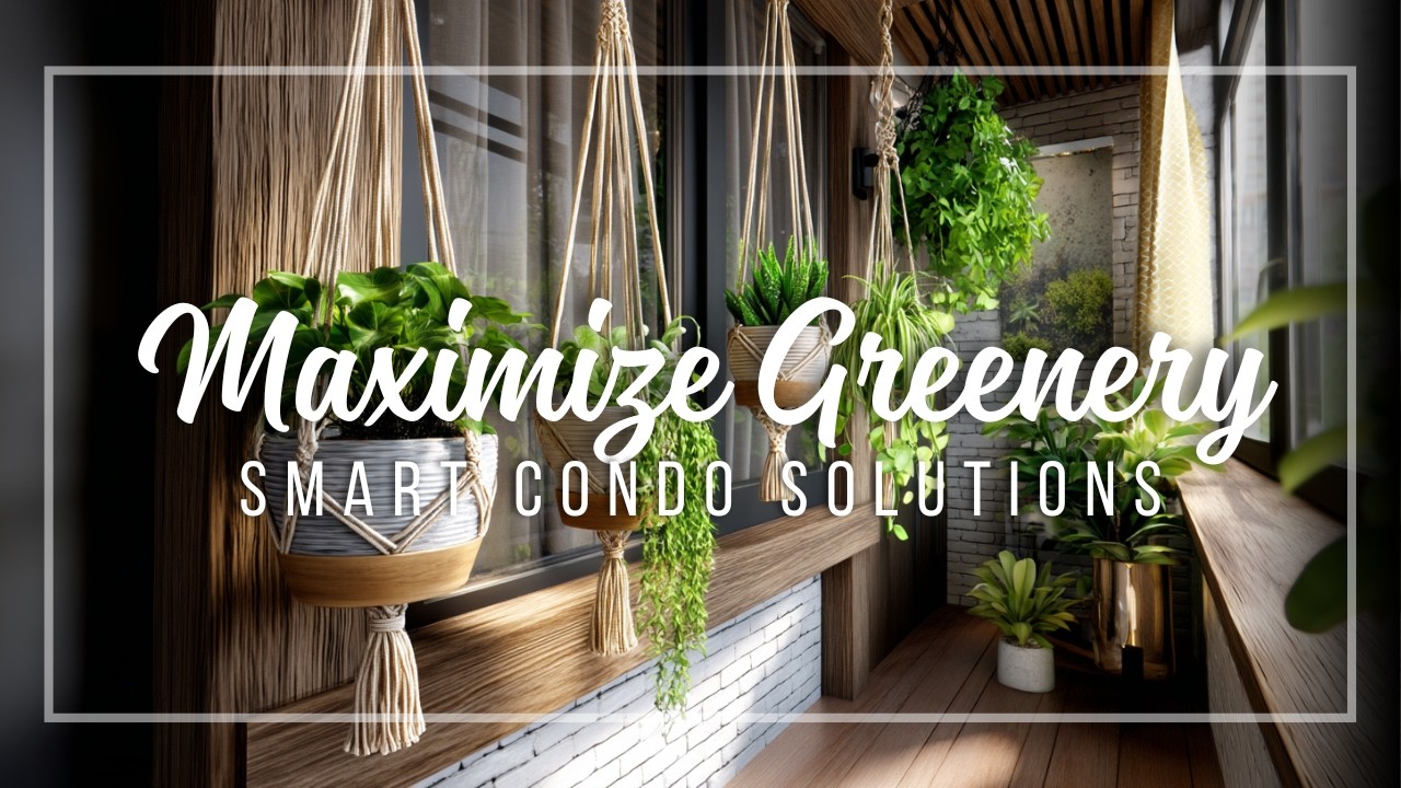 Maximize Greenery in Small Condos: Vertical & Hanging Indoor Garden ...