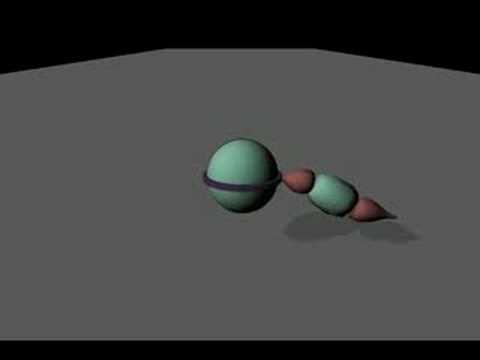 bounce test with tail full render - YouTube