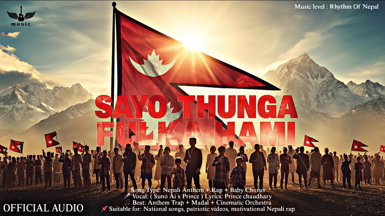 Sayo Thunga Fulka Hami | Nepali Anthem Rap | Prince 👑 | Powerful ...