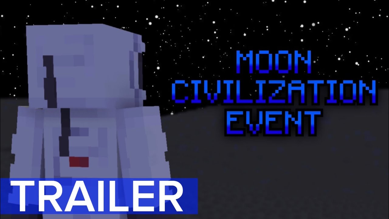 100 Minecraft Players Simulate Civilization On The Moon! (Trailer ...
