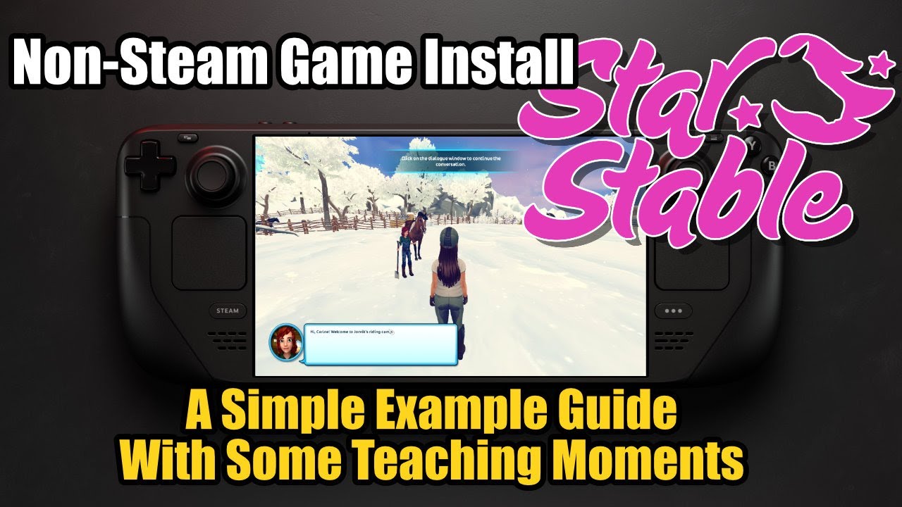 Steam Deck: Star Stable - A Simple Guide to Installing A Non-Steam Game ...