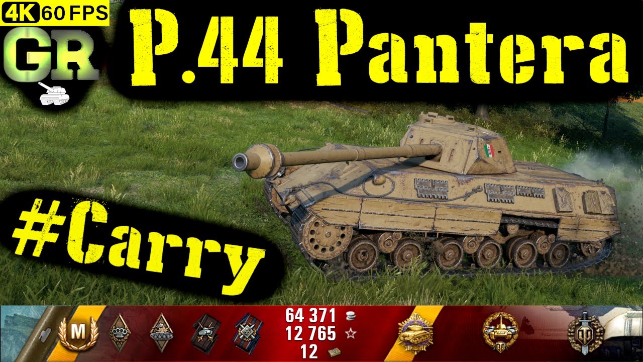 World of Tanks P.44 Pantera Replay - 12 Kills 5.4K DMG(Patch 1.4.1 ...