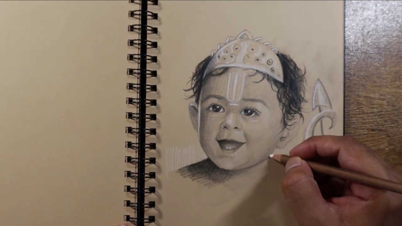 Drawing Lord baby Ram - YouTube
