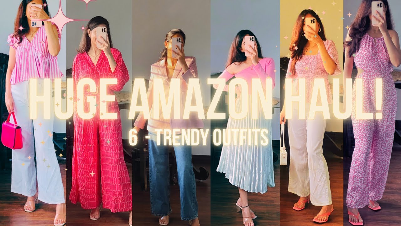 AMAZON HAUL | 6 Trendy Outfits from Amazon | - YouTube