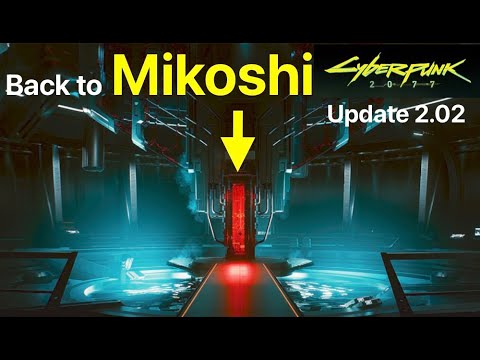 Cyberpunk 2077: Back to Mikoshi (Update 2.02) Adam Smasher Fight Room ...