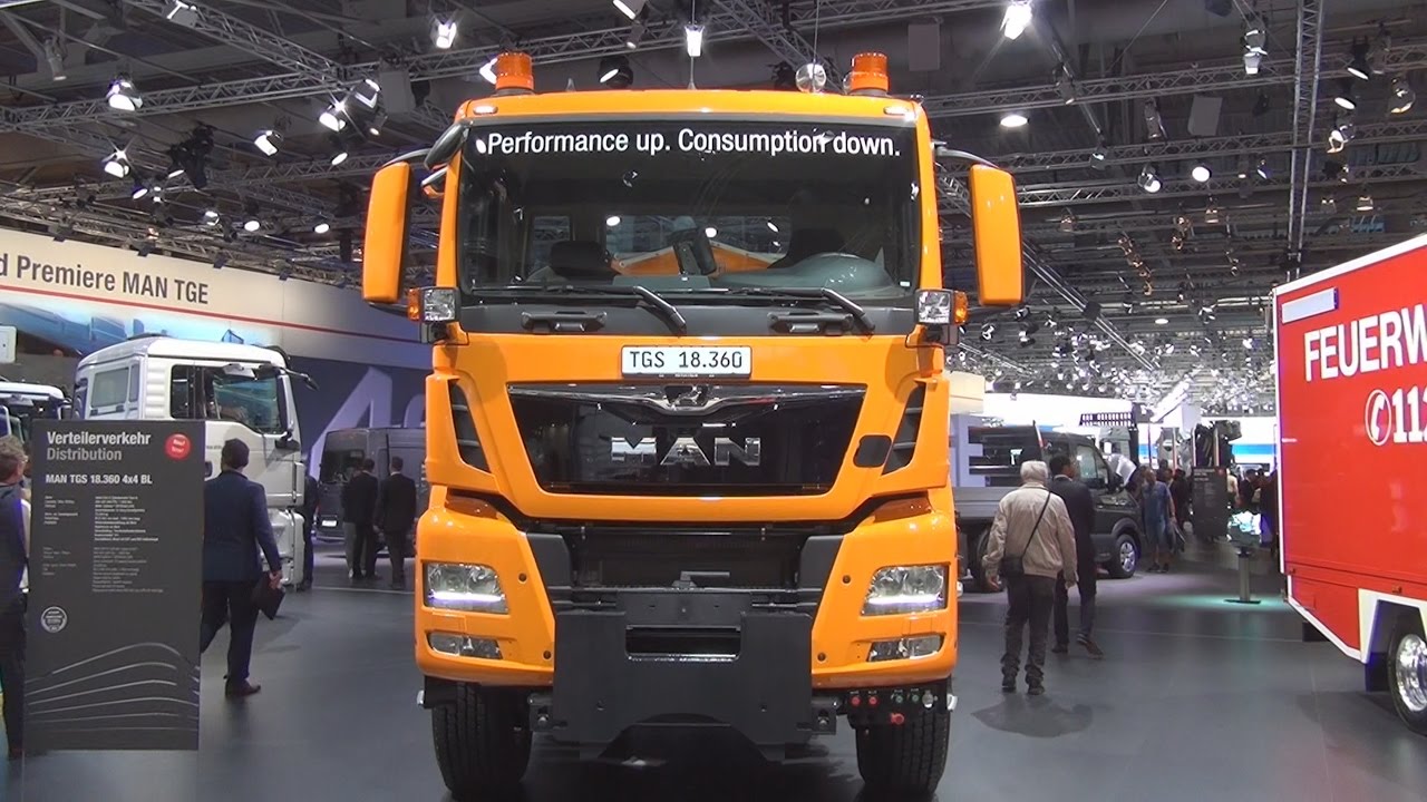 MAN TGS 18.360 4x4 BL Tipper Truck Exterior and Interior in 3D - YouTube