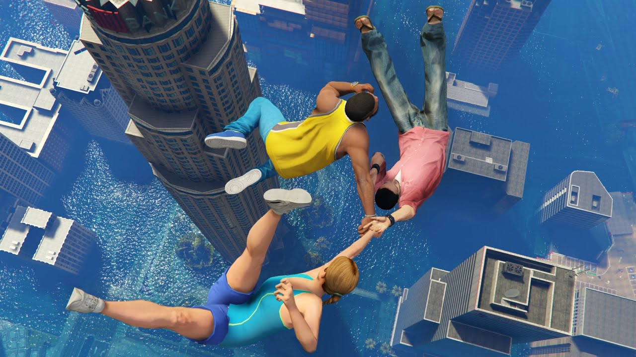 GTA 5 Water Fails/Falls episode #10 (Flooded Los Santos) - YouTube