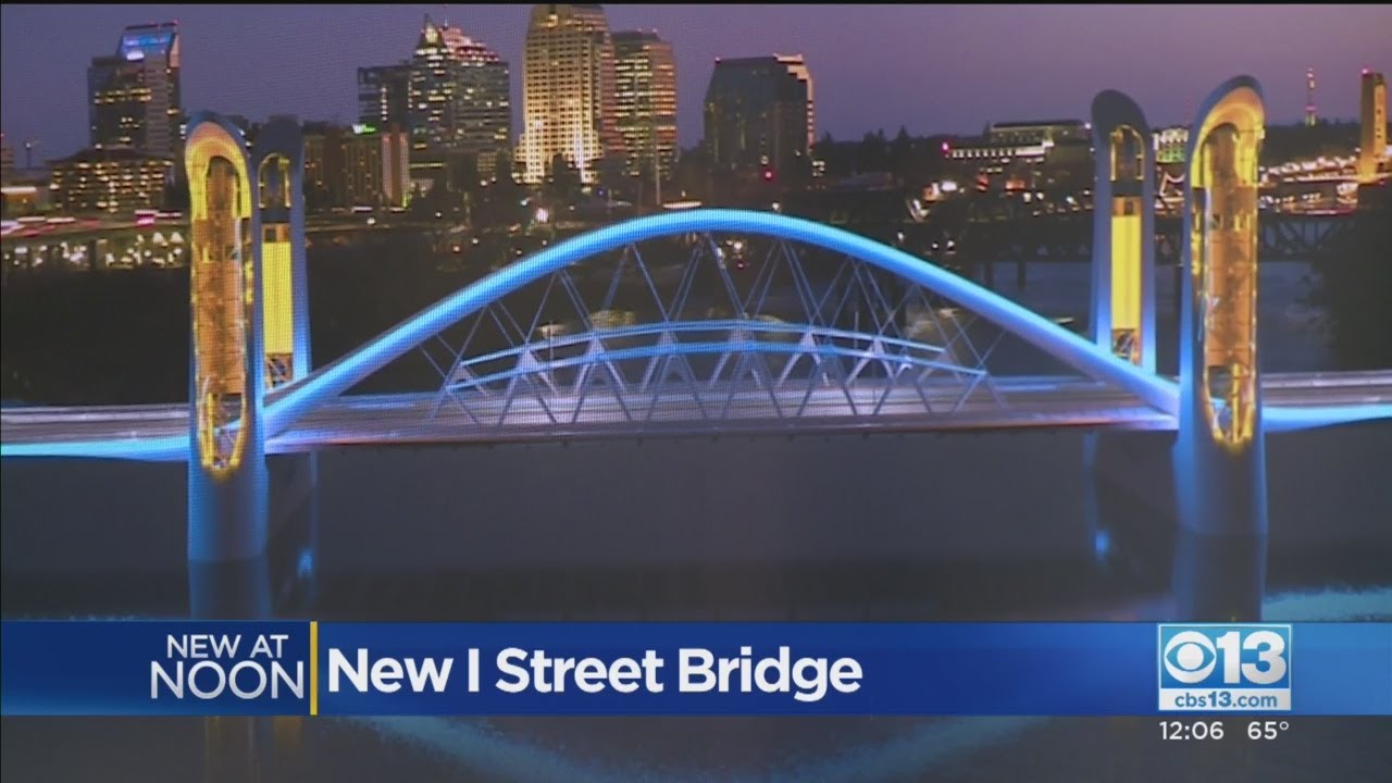 New I Street Bridge Design Unveiled - YouTube