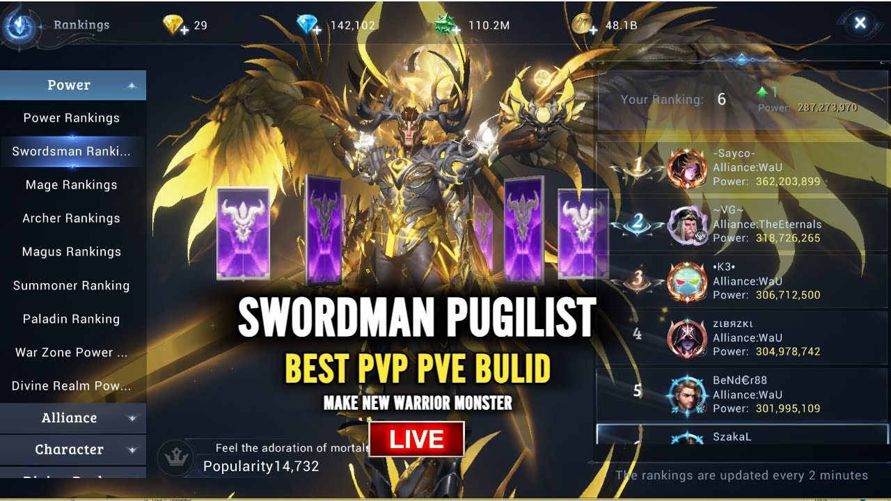 MU Origin 3: Swordsman Pugilist Best PVP PVE Bulid make Time ⚔️ - YouTube
