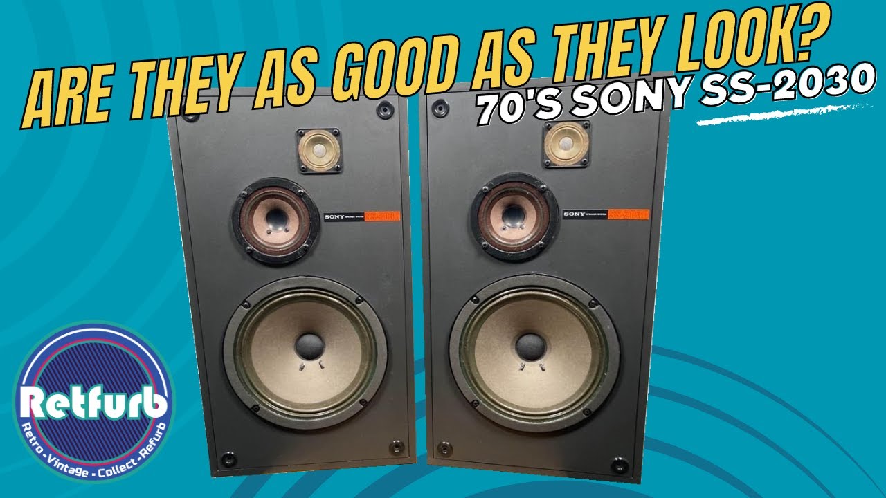 1970's Sony SS-2030 Stereo Speakers Overview & Review - Retfurb Vintage ...
