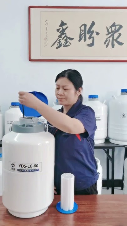 YDS 10 80 Aluminum alloy Liquid Nitrogen container vacuum layer tank - YouTube