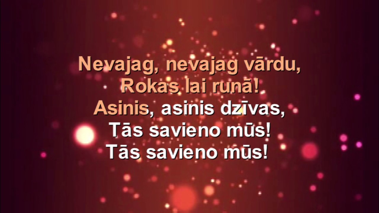 Valsts asinsdonoru himna - YouTube