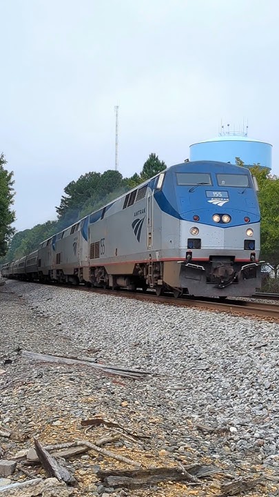 Amtrak Silver Star train P092 approaches Raleigh NC at Powell Drive 10/3/2024 - YouTube