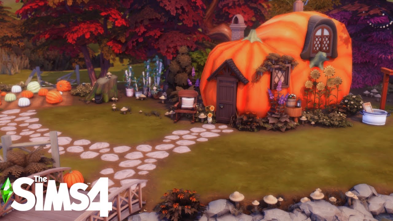 Pumpkin House || Sims 4 Speed Build - YouTube