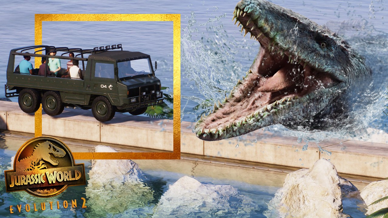 MINI SORNA Ep 2: Natural Mosasaurus Lagoon With BRIDGE! | Jurassic ...