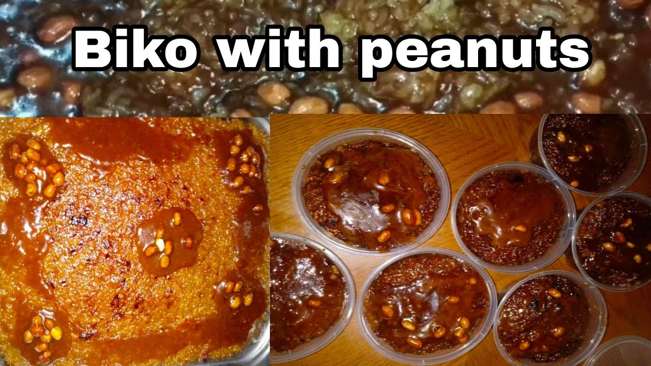 How to cook Biko with Peanuts? - YouTube