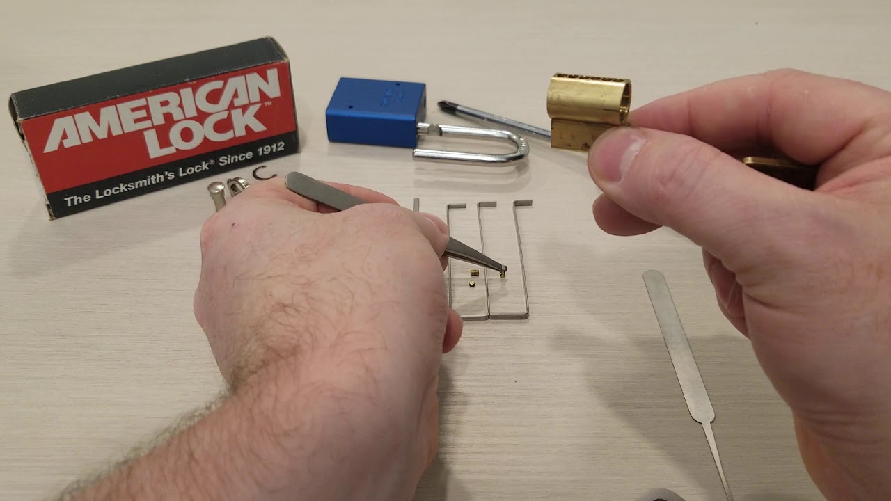American Lock Series 1105 Picked, Gutted, and Reassembled - YouTube