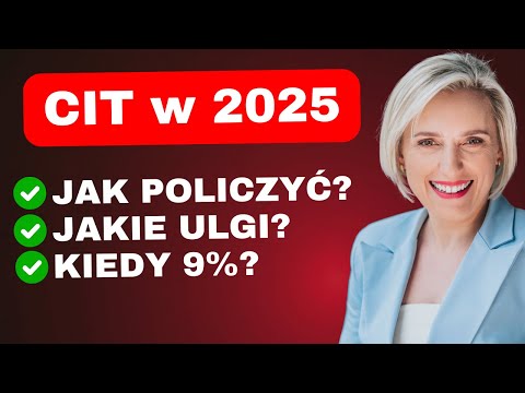 CIT w 2025. Jak wyliczyć? ULGI, stawka 9% - to musisz wiedzieć!