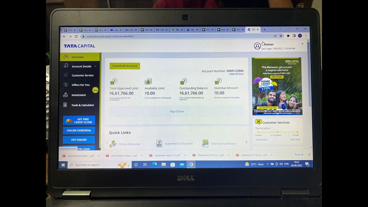 TATA CUSTOMER PORTAL !! HOW GET TATA LOAN SOA & LOGIN - YouTube