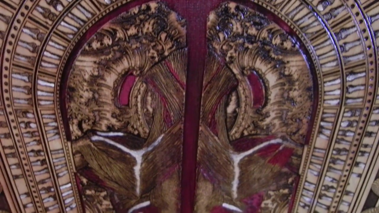 "Hell Gate" - Art on Wood Laser Engraved - YouTube