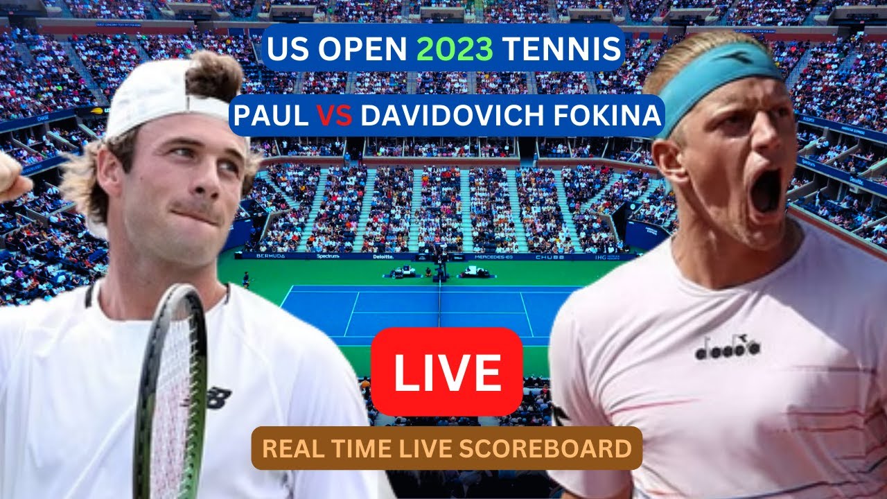 Tommy Paul Vs Alejandro Davidovich Fokina LIVE Score UPDATE Today 2023 ...