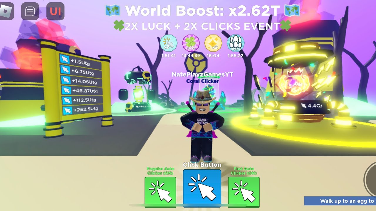 New clicker simulator update (new toxic island) - YouTube