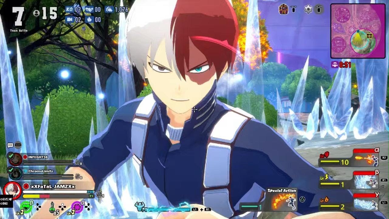 MY HERO ULTRA RUMBLE - Trying Out Shoto Todoroki!! 🔥Season 3!!! - YouTube