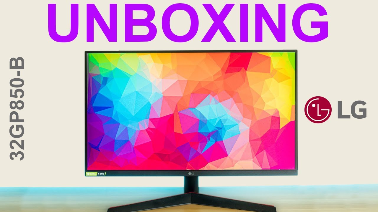 LG 32GP850-B Unboxing & Review | LG Nano Ips 32 inch 1440p Monitor 2021 ...