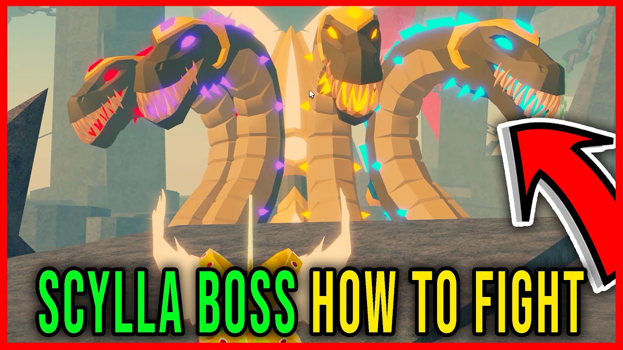 SCYLLA BOSS - HOW TO COMPLETE AND FIGHT EASILY (CROSSBOW) [FISCH ...