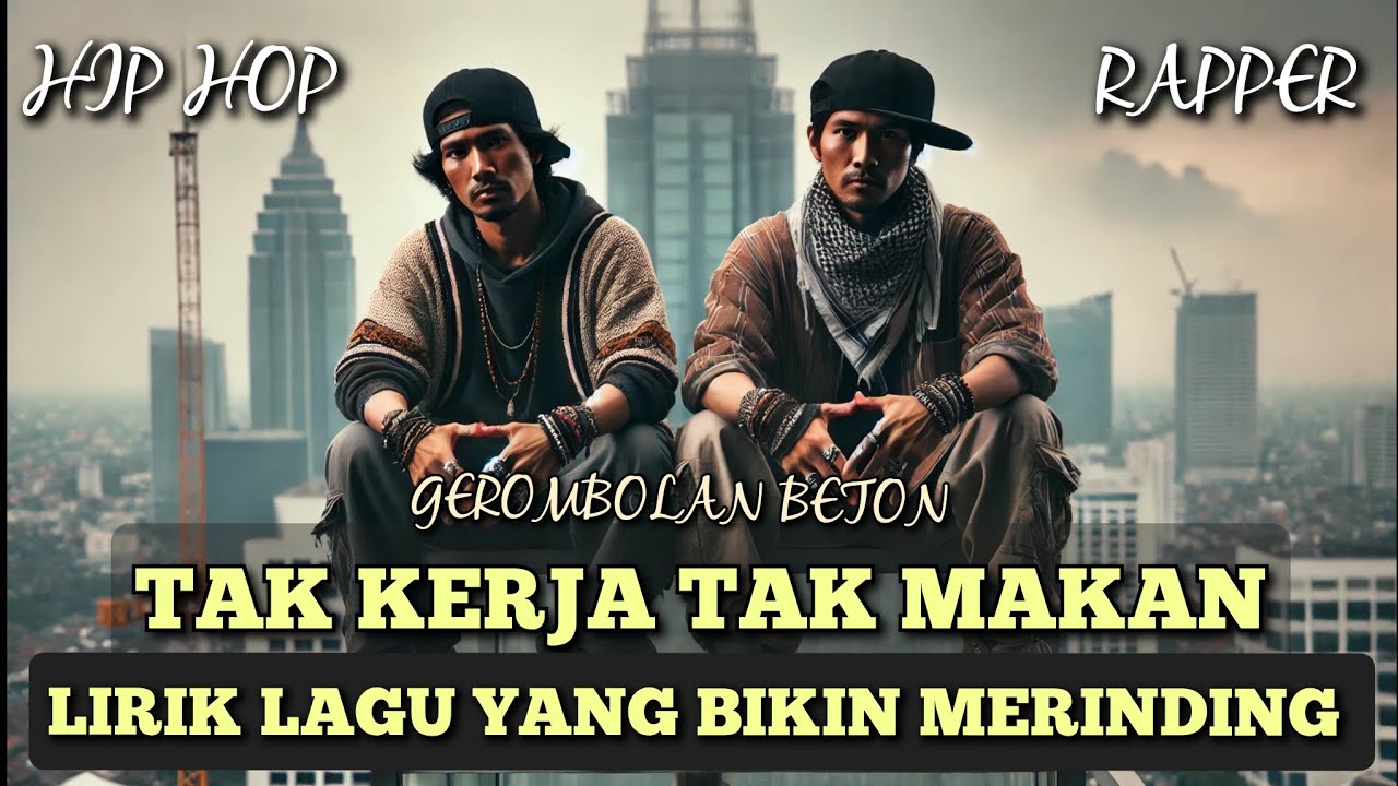 LAGU RAPPER TAK KERJA TAK MAKAN BY GEROMBOLAN BETON MUSIK HIP HOP LIRIK ...