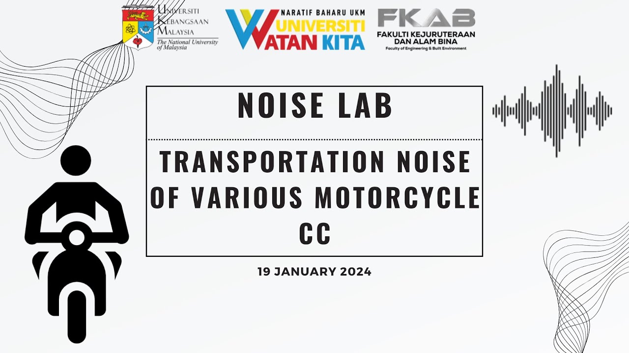 TRANSPORTATION NOISE OF VARIOUS MOTORCYCLE CC Noisel Lab - YouTube