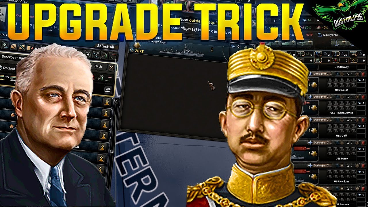 HOI4 Man the Guns: How to Upgrade Multiple Ships at Once | Hearts of ...