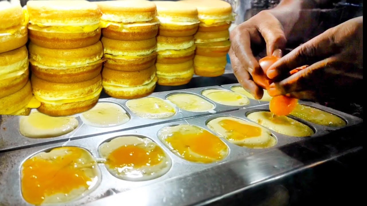 Egg Cake Street Food | Bangladeshi Street Food Egg Cake Only 20/- - YouTube