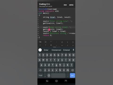 C++ Programming: To Concatenate Two Strings - Updated 2021 - YouTube