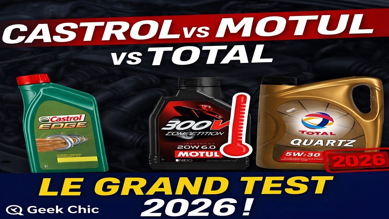 🔧 Castrol vs Motul vs Total 🚗 Le Grand Test 2026 : Quelle Huile Choisir ...