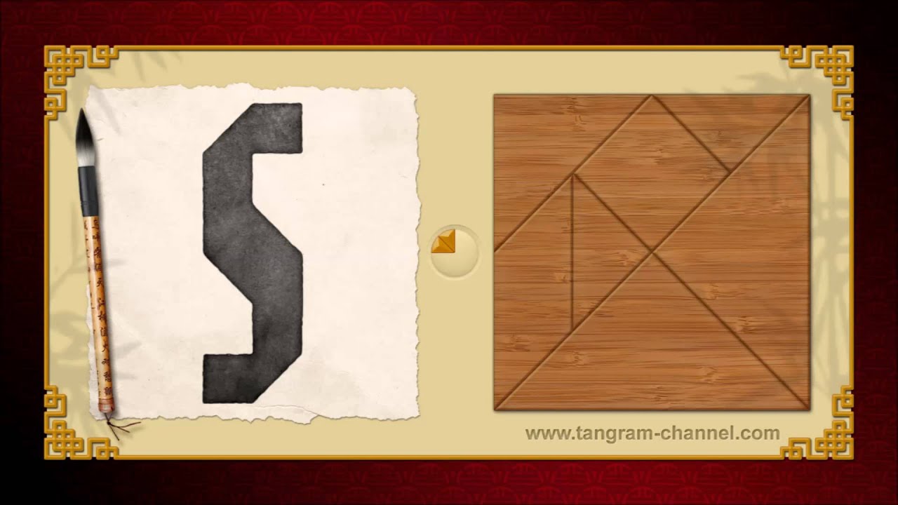 Tangram Letter S - YouTube