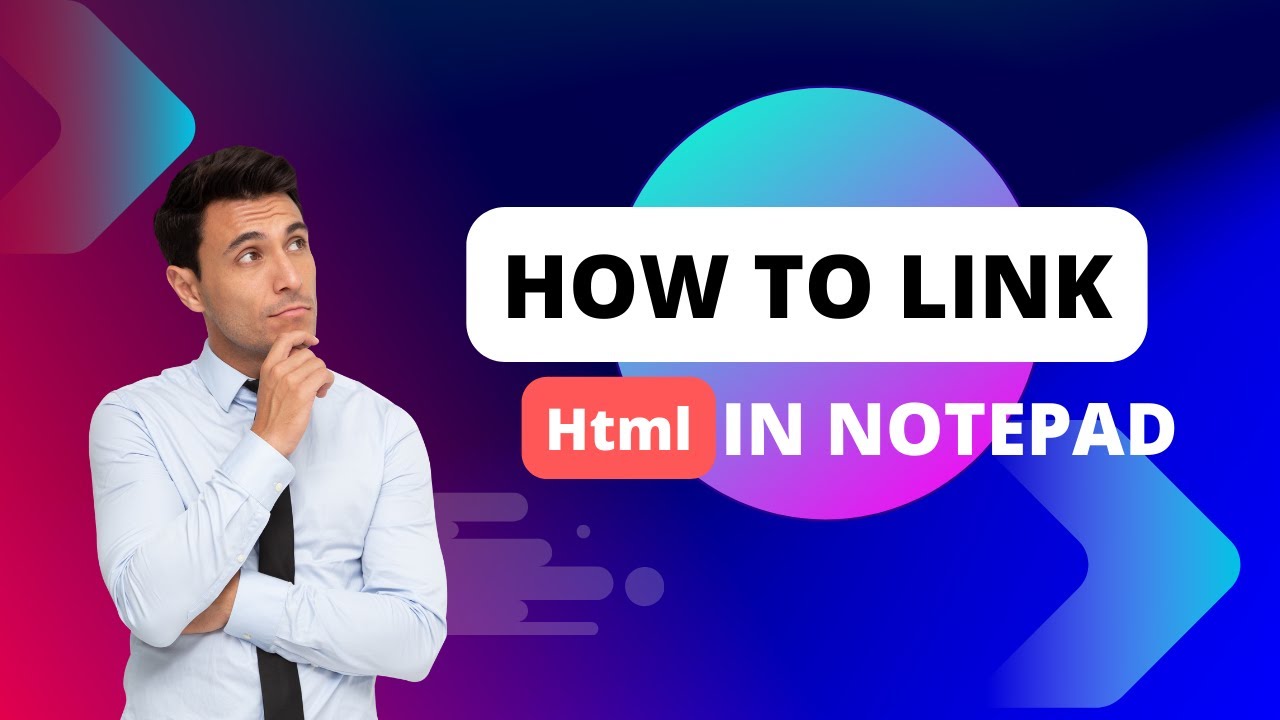 How to add link in html using notepad #education #html #youtube #viral ...