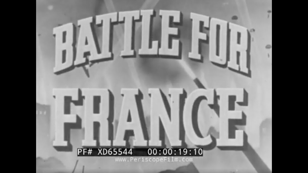 CONQUEST OF FRANCE & SURRENDER 1940 DUNKIRK CASTLE FILMS NEWSREEL ...