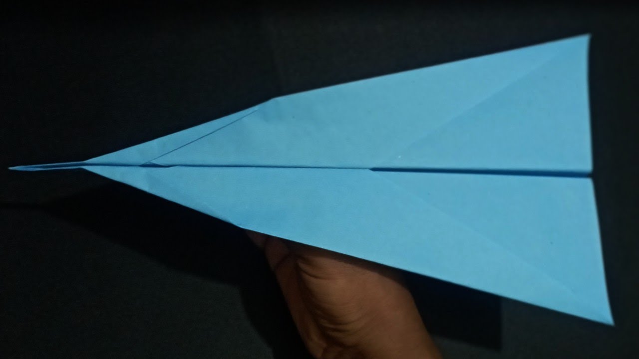 how to make easy flying paper rocket plane TST32 - YouTube