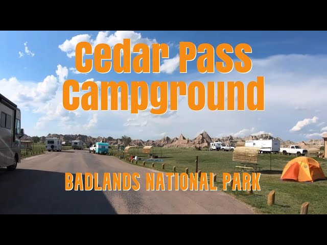 Badlands National Park Cedar Pass Campground YouTube