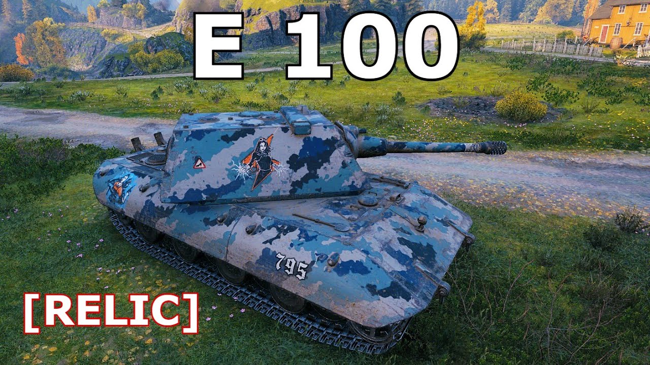 World of Tanks E 100 - 5 Kills 10,4K Damage in 6 Minutes - YouTube