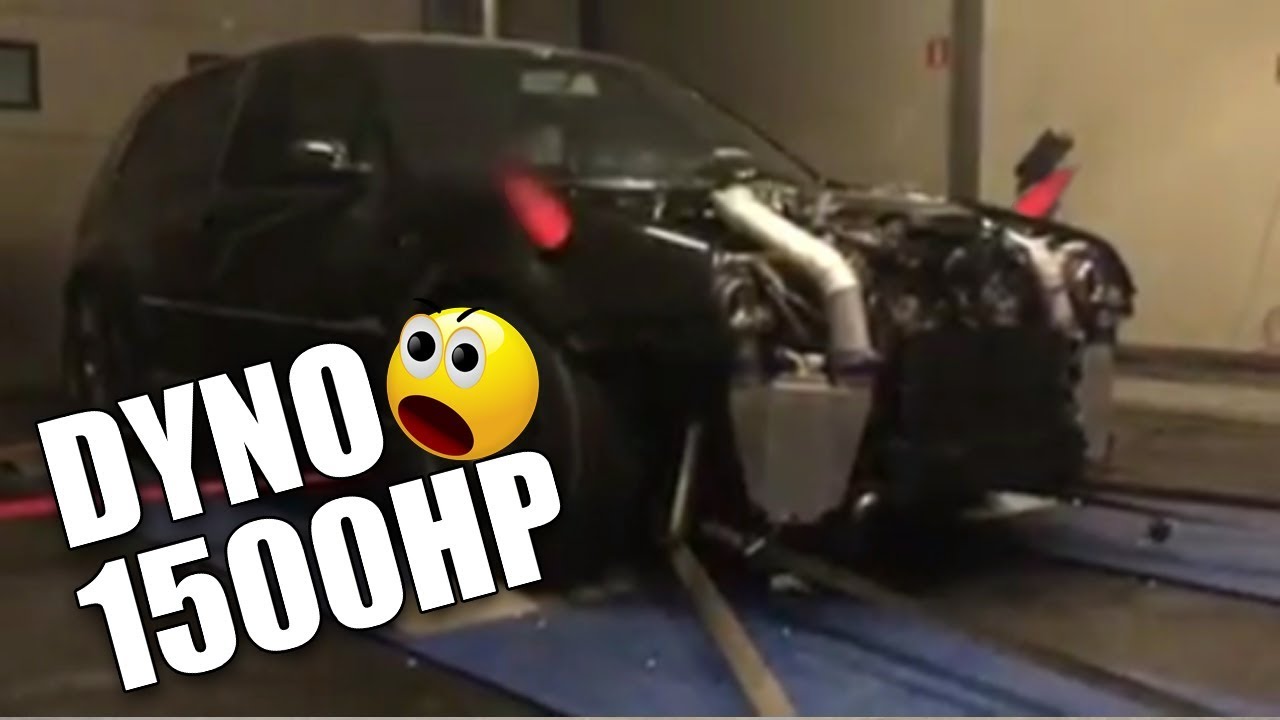 GOLF RS V10 TWIN TURBO 1500 HP - DYNO TEST 2017 (GOGI RACING) - YouTube