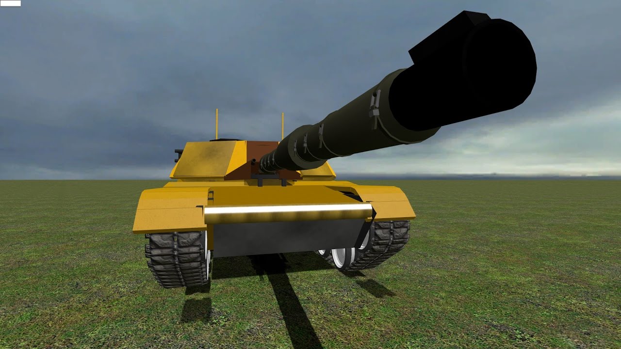 Garrysmod ACF Tanks Showcase | Part 2 | M1A1 Abrams - YouTube